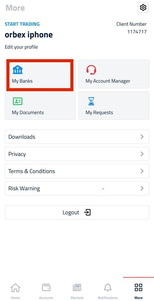 The "More" Section – Orbex Help Center