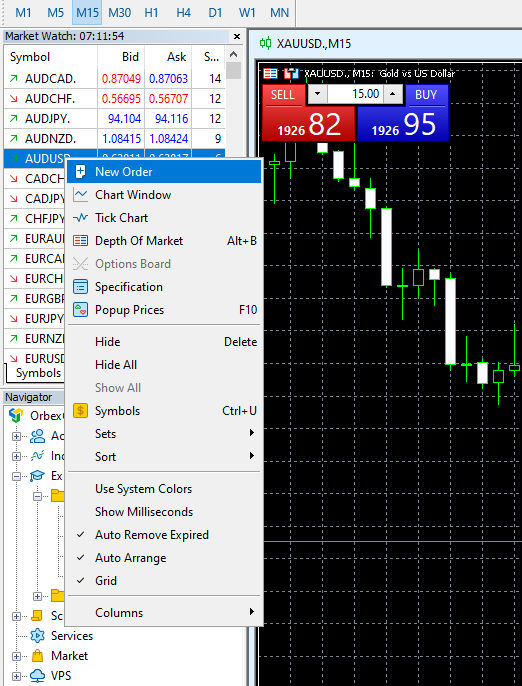 How do I place an order? – Orbex Help Center